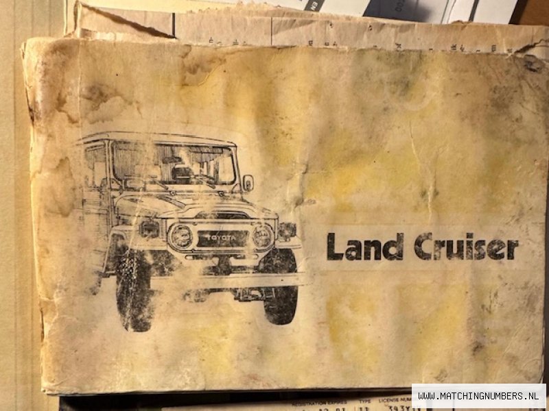 1978 - Toyota Landcruiser FJ40 Mustard Yellow - Matching Numbers